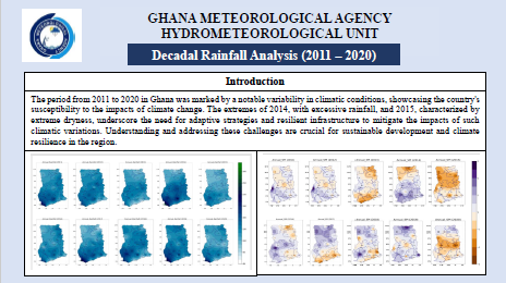 Rainfall Analysis Over Ghana GMet CMS