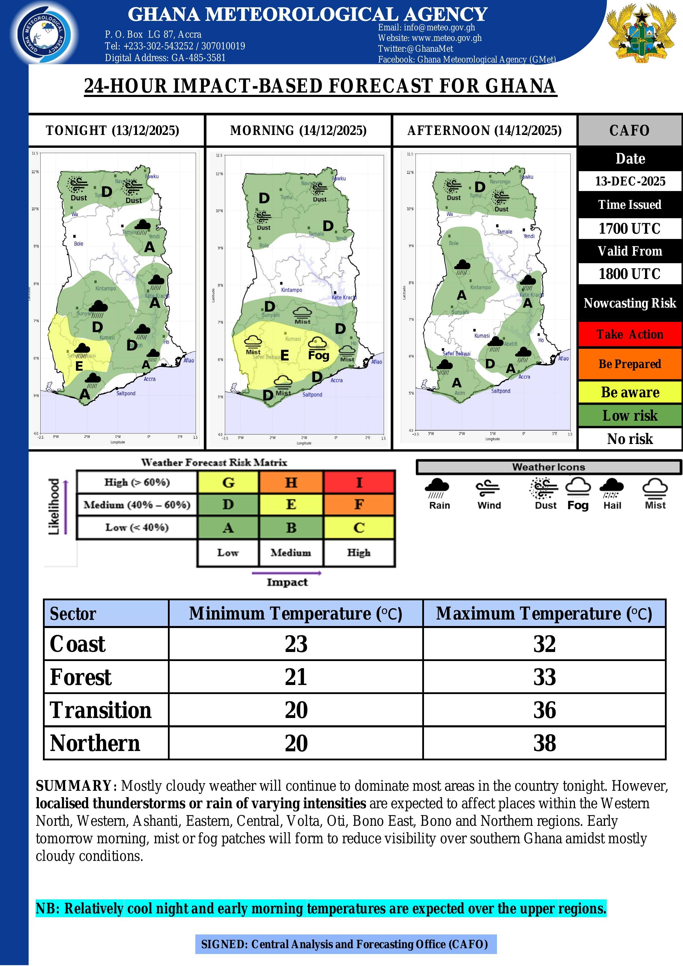 24 Hour Impact-Based Forecast
