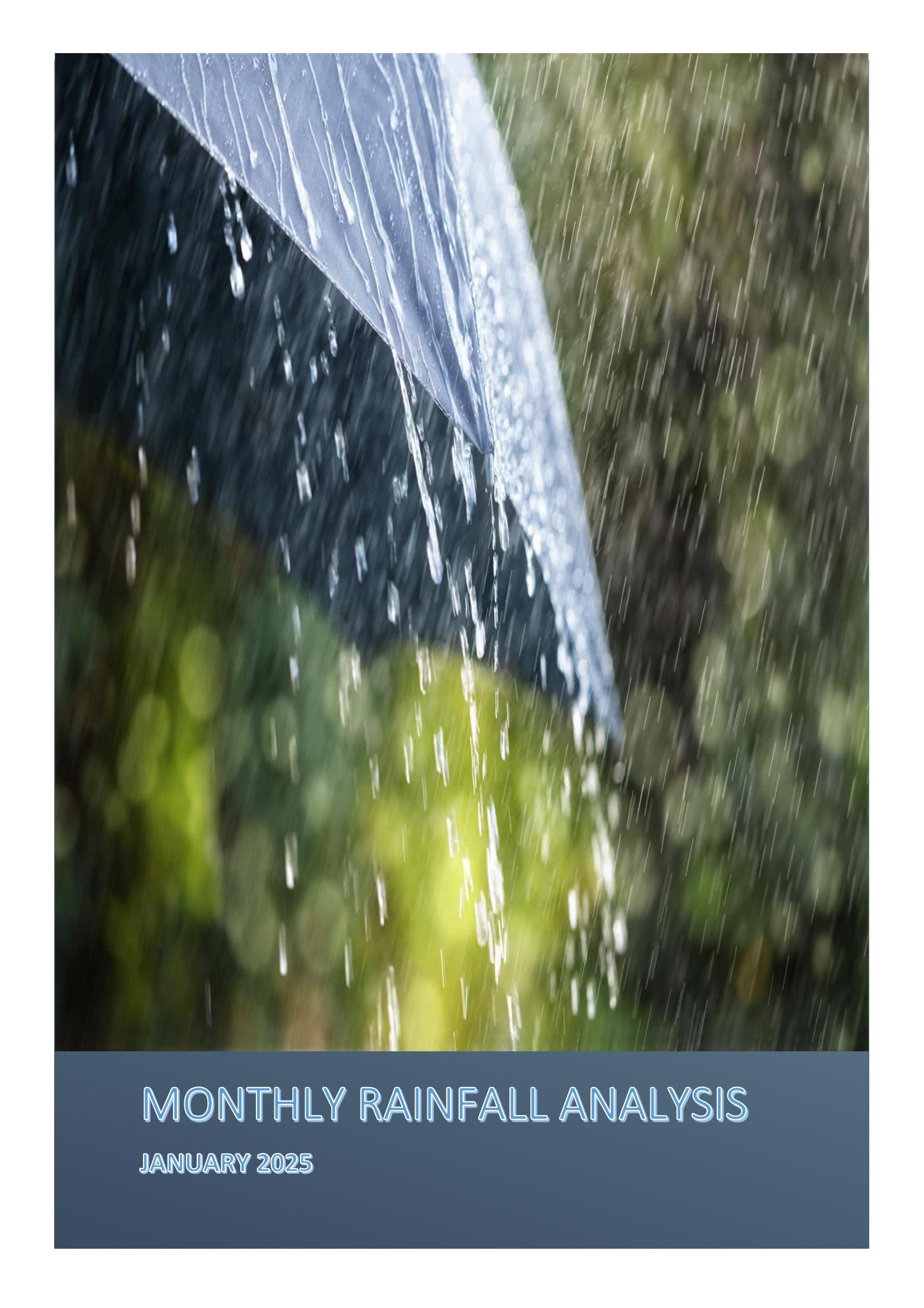 Rainfall Analysis January 2025