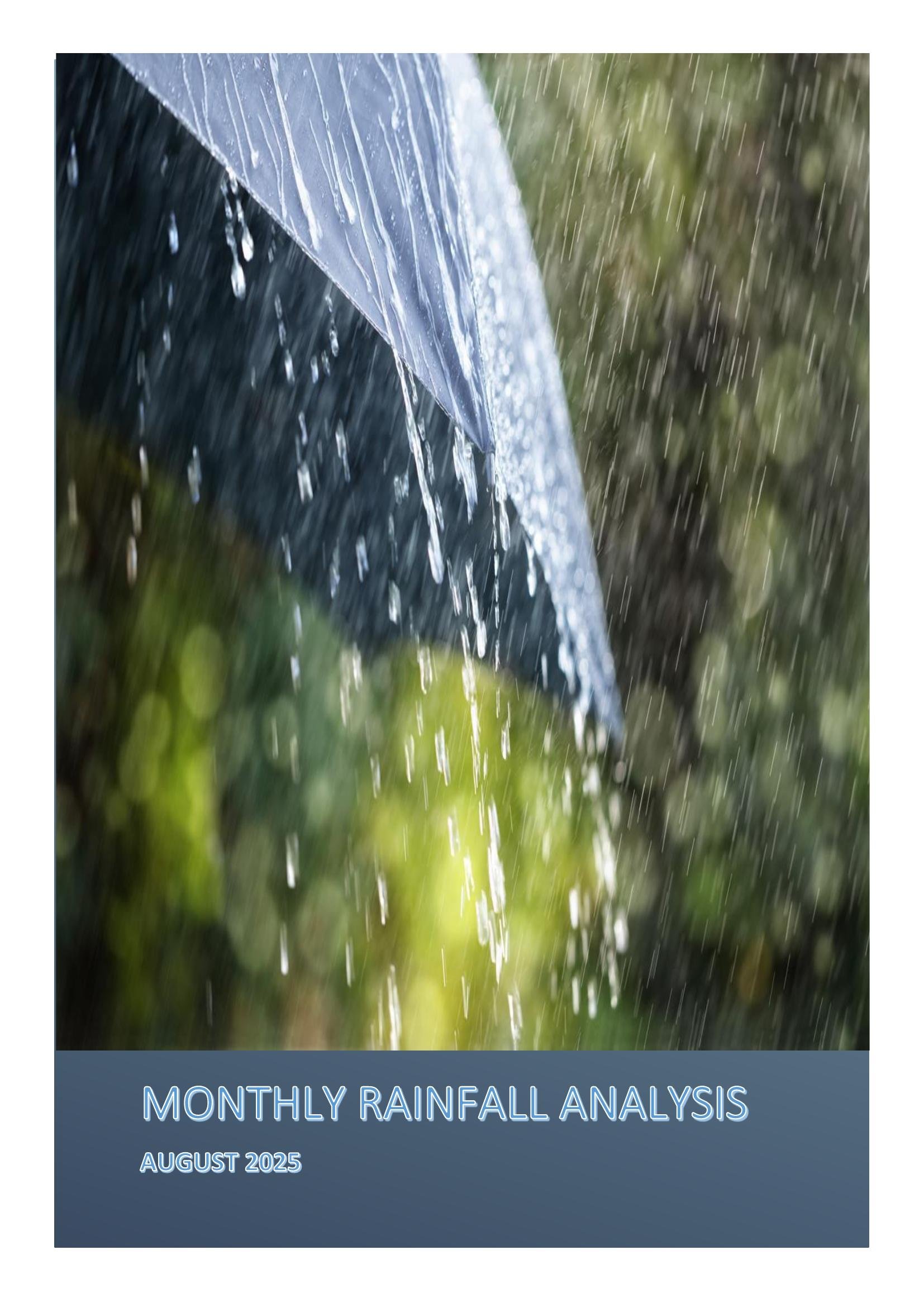 Rainfall Analysis Over Ghana